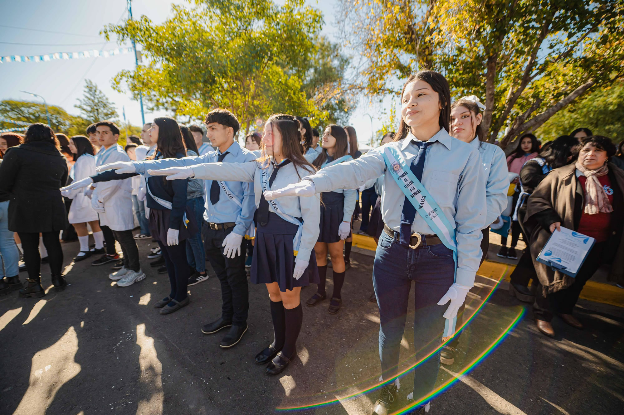 En Tapso se celebró el acto central por el Día de la Bandera - San Fernando